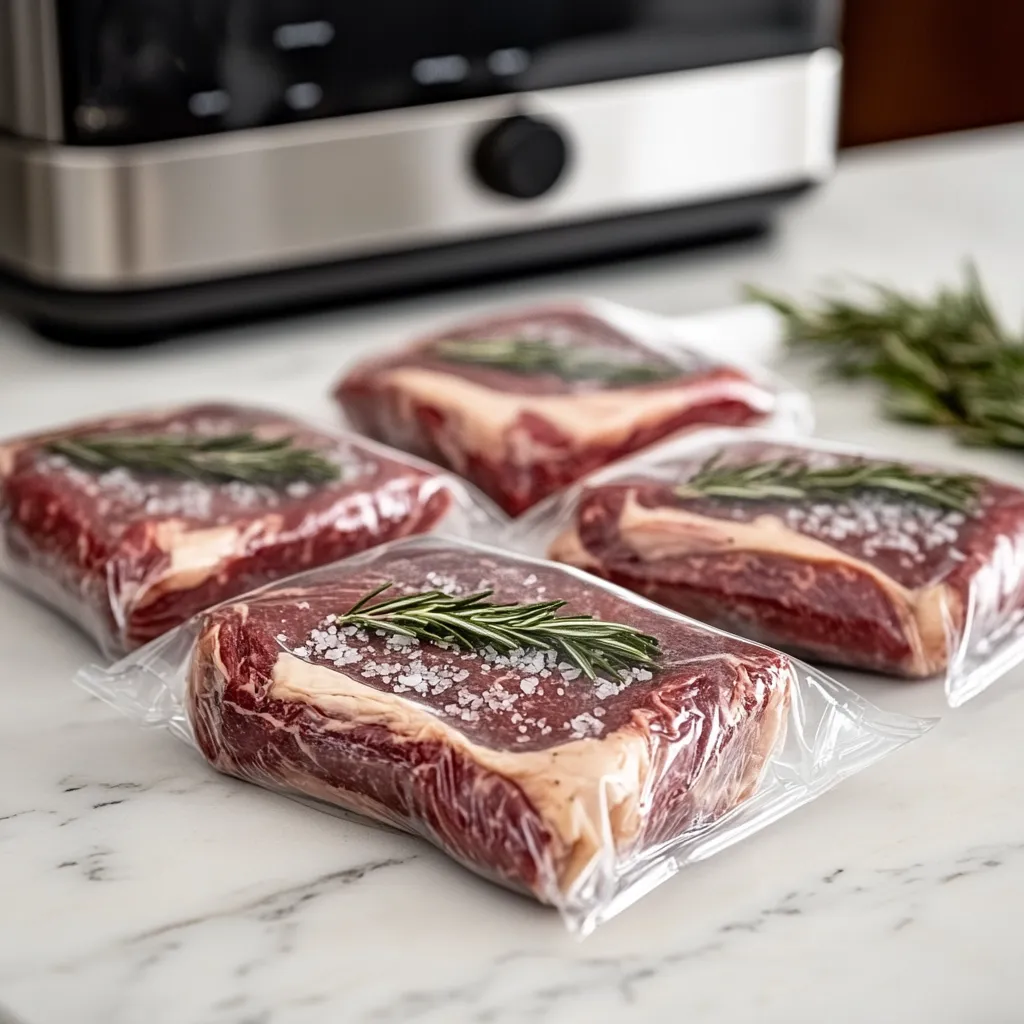 Sous Vide Frozen Ribeye | Amazing 3-Step Guide for Juicy Steak