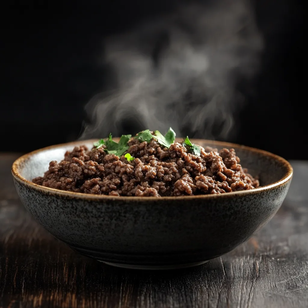 Sous Vide Minced Beef