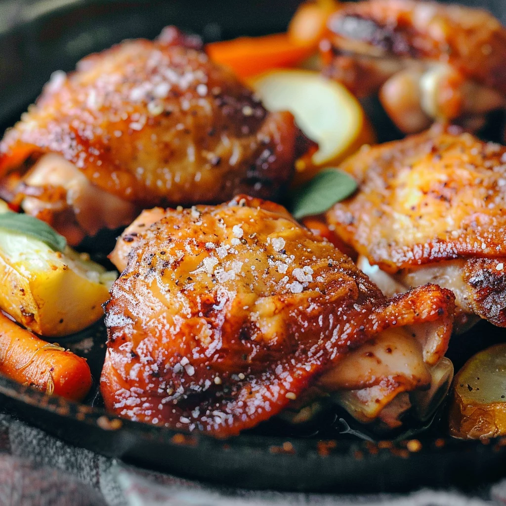 Crispy Sous Vide Chicken Thighs: Perfectly Juicy Delight