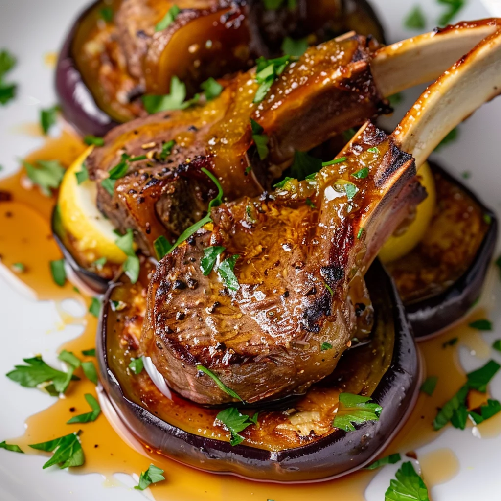 Sous Vide Rack Of Lamb With Seared Eggplant: Unleash Gourmet Excellence